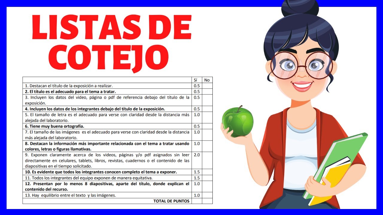 Lista de cotejo: ¿Qué es y cómo se utiliza para evaluar?