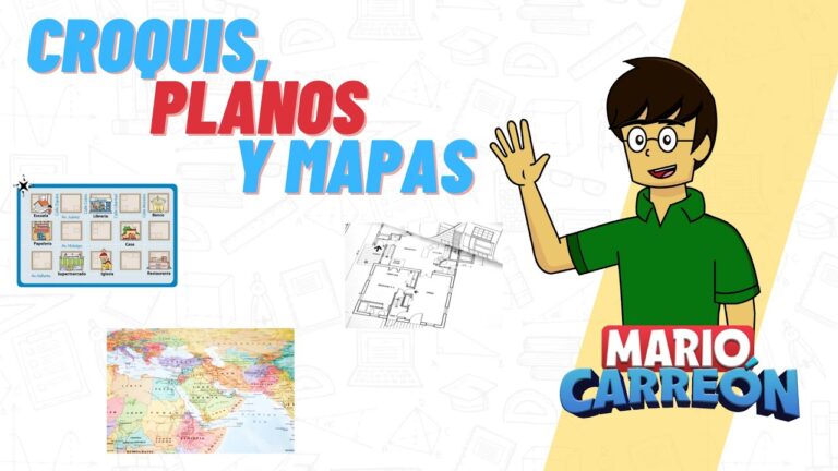 Representación de lugares importantes en un croquis